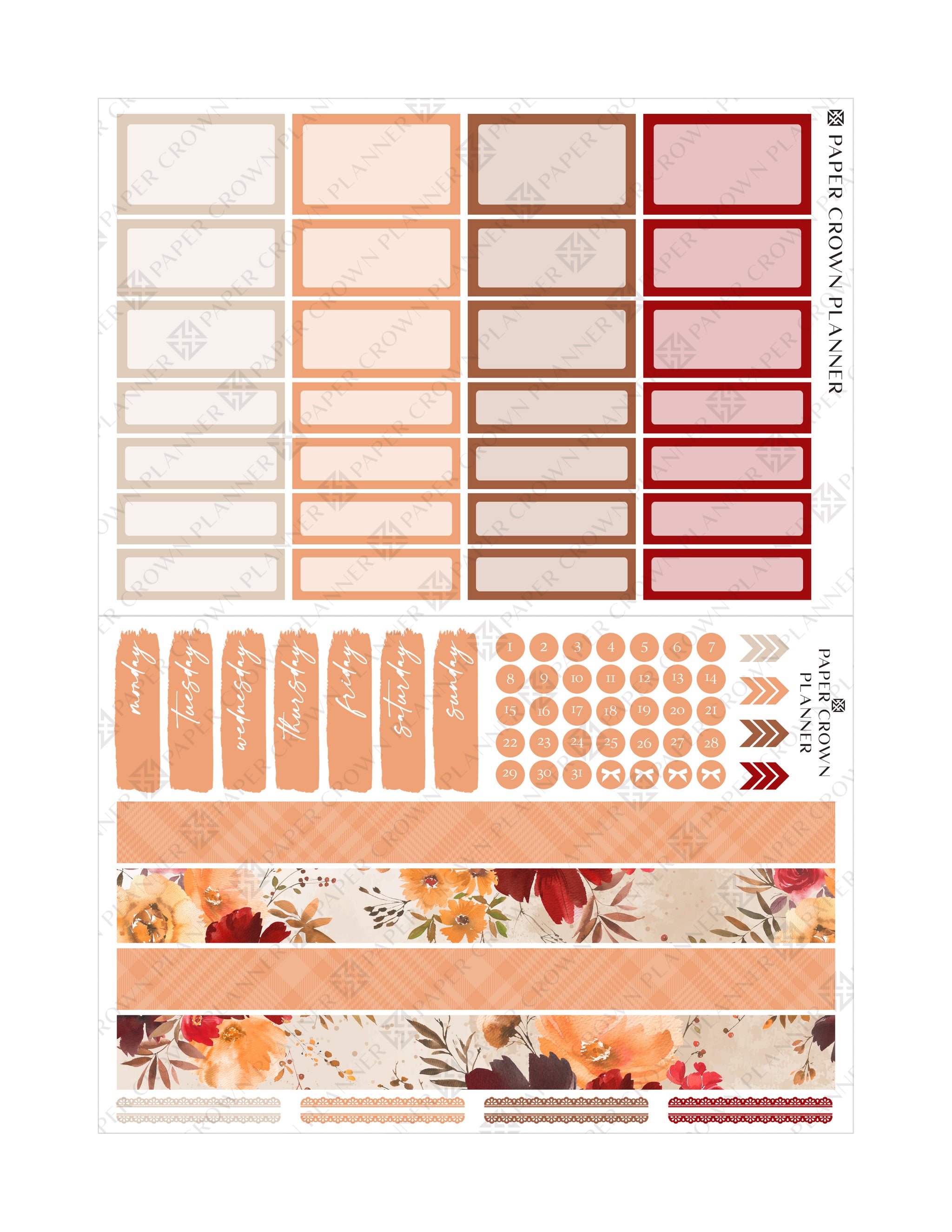 CABIN IN THE WOODS // Weekly Kit – Paper Crown Planner