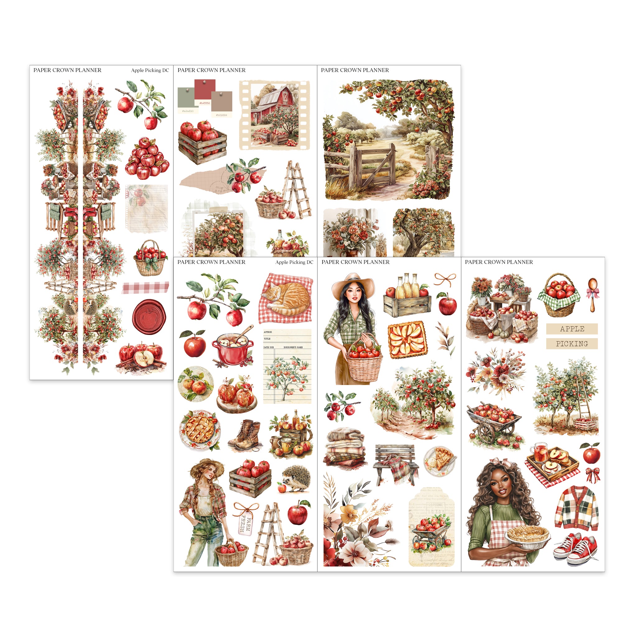 APPLE PICKING // Deco Kit – Paper Crown Planner