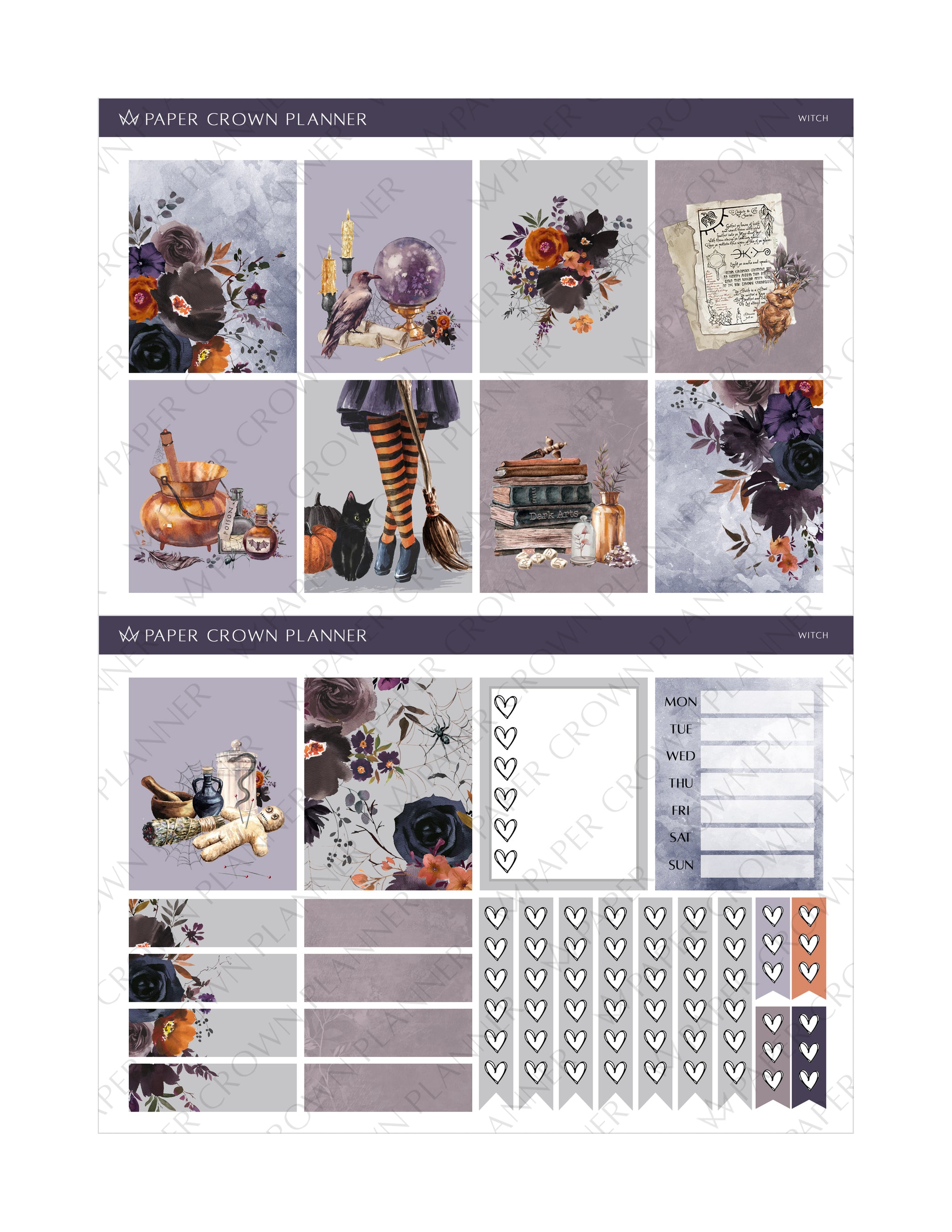 WITCH // Weekly Kit – Paper Crown Planner