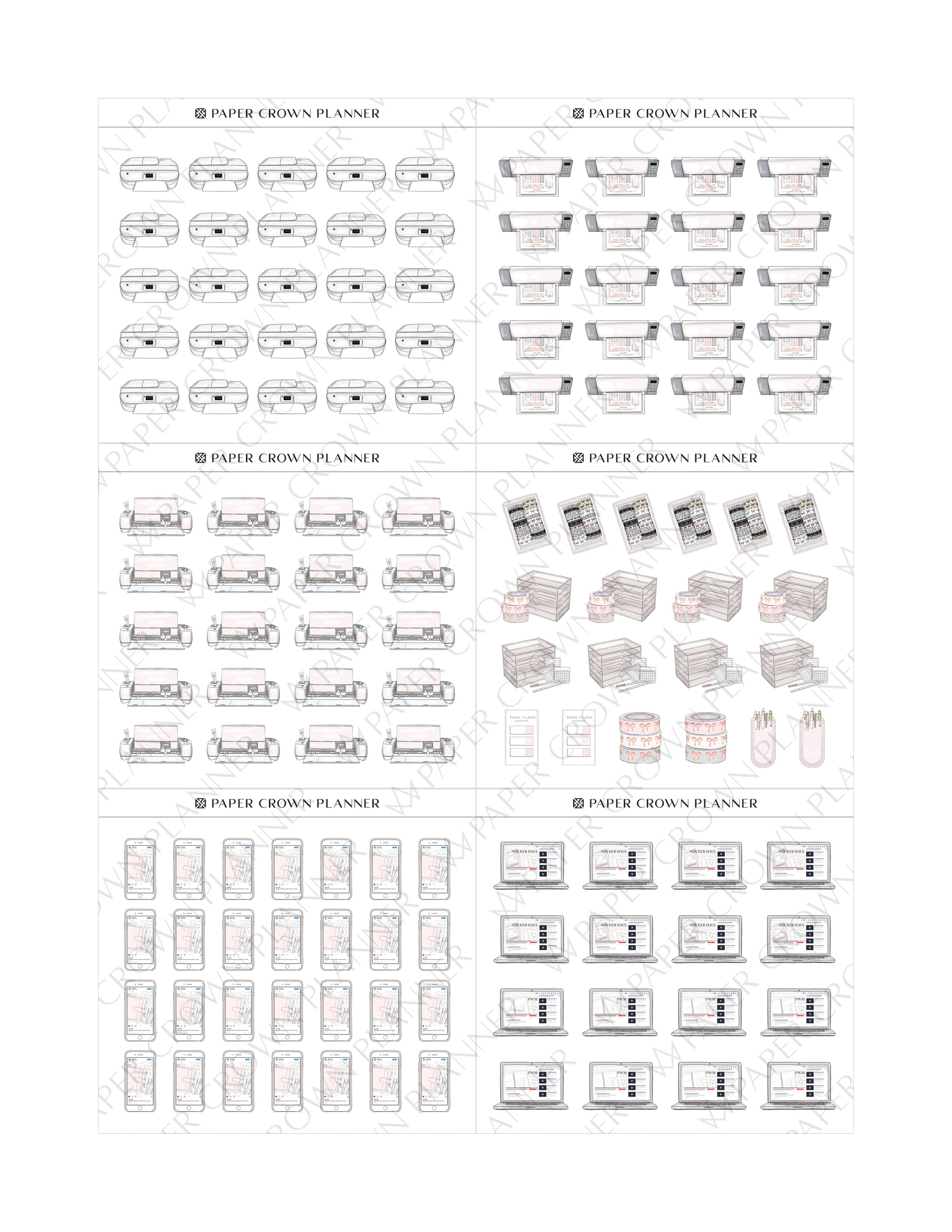 PLANNING // Icons – Paper Crown Planner